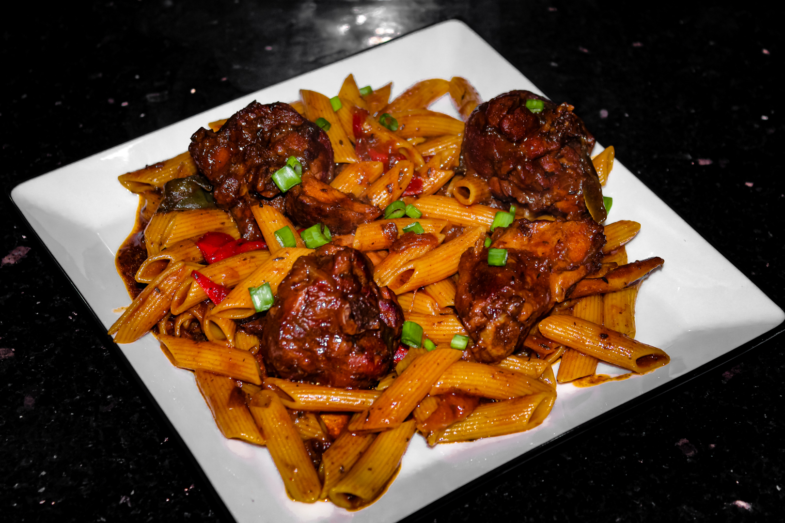 STEW CHICKEN PASTA - Roma's Kitchen